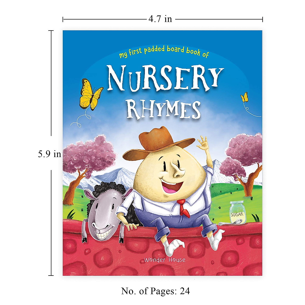 Nursery Rhymes Board Book: Illustrated Classic Nursery Rhymes (My First Book series)