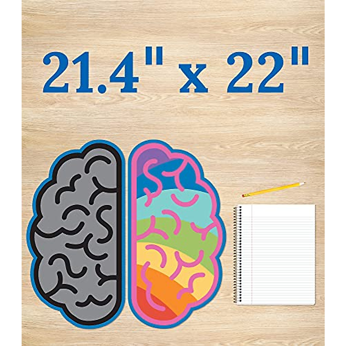 Carson Dellosa 29-Piece Growth Mindset Bulletin Board Set―Motivational Poster, Change Your Words Header, Fixed and Growth Brain With Mindset Phrases, Growth Mindset Bulletin Board Decorations