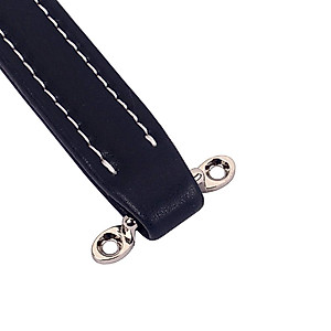 Vintage Style Guitar AMP Amplifier Leather Handle Amp Handle Strap for Guitar Speaker Amplifier (Black)
