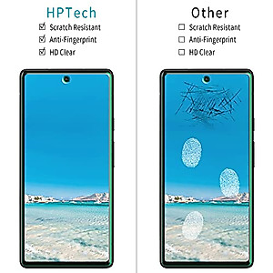 HPTech (2 Pack) Designed for Google Pixel 6a 5G Tempered Glass Screen Protector, Anti Scratch, Bubble Free, Case Friendly
