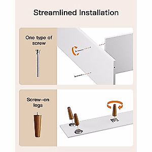Pipishell 9-Cube Bookshelf, Bookcase with 3 Height-Adjustable Shelves and Solid Legs, Cube Storage Shelf, Modern Freestanding Open Bookshelf for Living Room, Bedroom, White, PIBS04W
