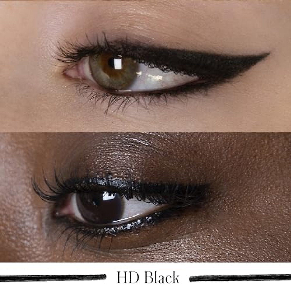 RMS Beauty Straight Line Eye Pencil - Eye Liner Eye Makeup, Cream Eyeliner with Eyeliner Sharpener, Eyeliner Pencil, Black Eyeliner & Brown Eyeliner