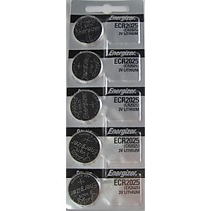 Replacement Batteries Energizer CR2025 for Cayeye, Sigma, Knog, Planet Bike & Mnay Others. Card of 5.