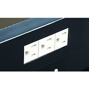 Olympia Tools Multipurpose Workbench With Power Outlets and Light, 410-014-0111 , Black