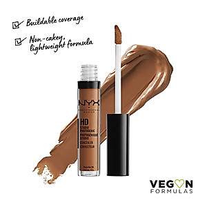 NYX PROFESSIONAL MAKEUP HD Studio Photogenic Concealer Wand, Medium Coverage - Cappuccino