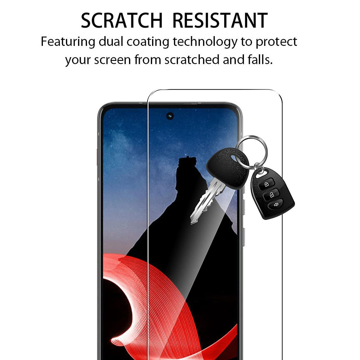 Suttkue for Motorola ThinkPhone Screen Protector, 9H Hardness Anti-Scratch Tempered Glass flim, Case Friendly, Anti-Fingerprint,Anti-Scratch (2 PACK)