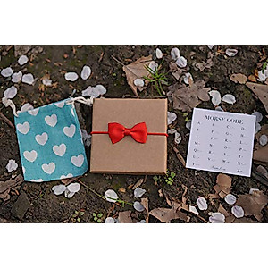 RareLove 3 Pieces Sisters Morse Code Bracelet Friendship Birthday Best Friends Gift For 3 Women Blue White Tiny Pony Seed Beads Black String Bracelets