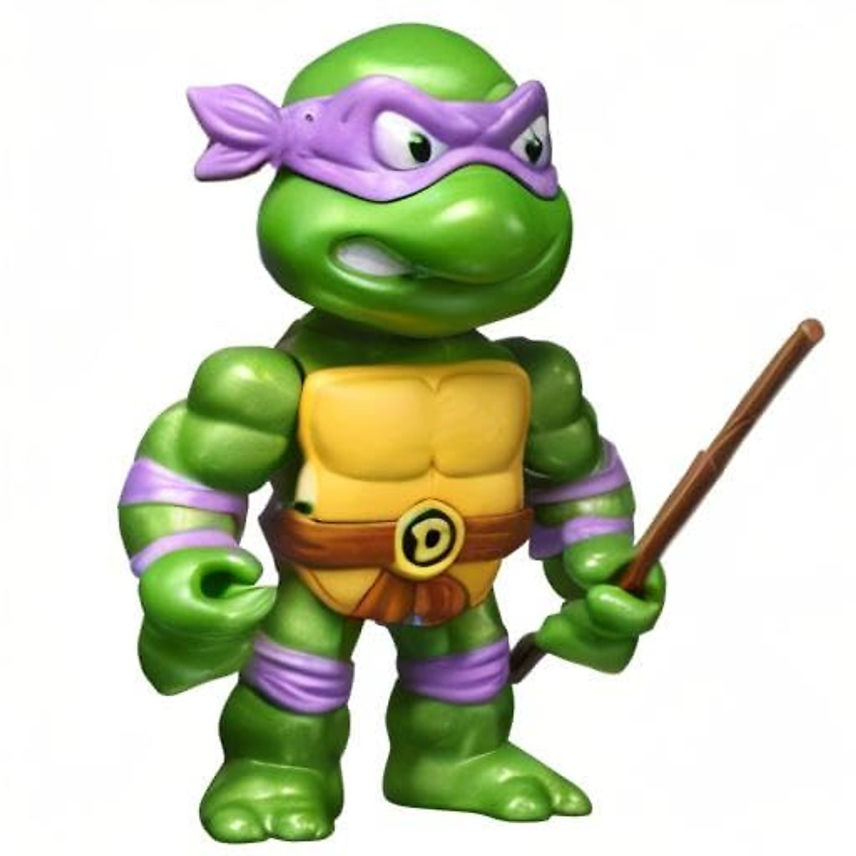 Jada Toys Teenage Mutant Ninja Turtles 4" Donatello Die-cast Figure, Toys for Kids and Adults, Purple