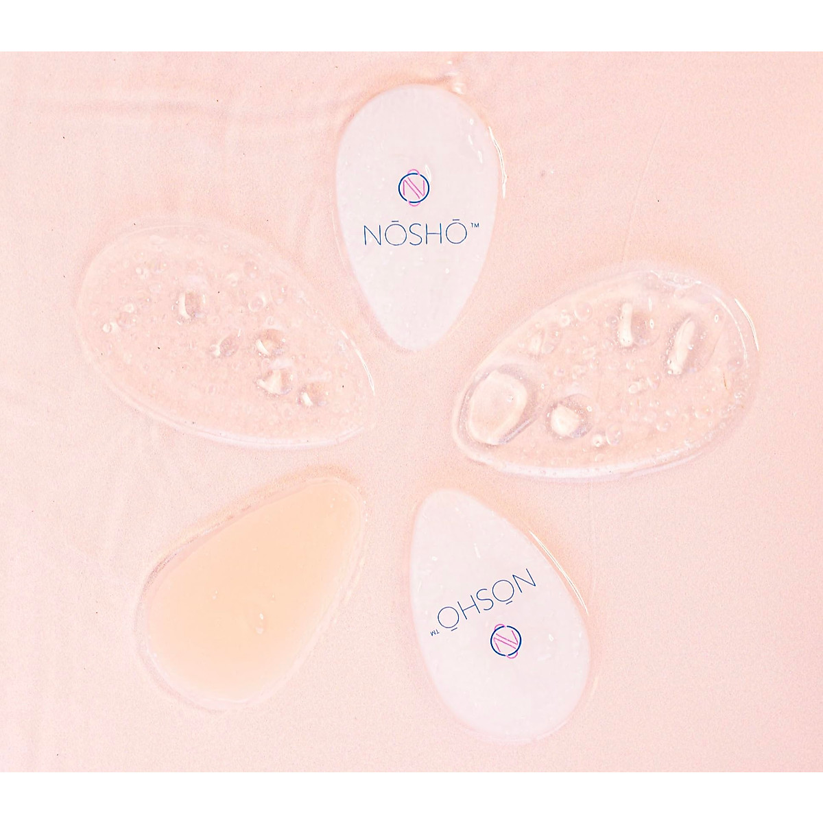 NŌSHŌ Quickie- 3 Pack- Camel Toe Concealer Reusable Invisible Adhesive Silicone for Women Leggings Swimwear Activewear,White,Small