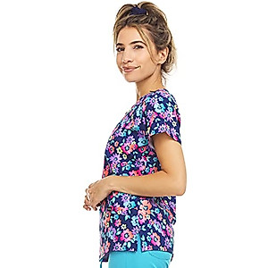 MediChic Scrubs Stretch Printed Scrub Top from XXS to 3X