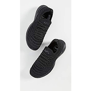 APL: Athletic Propulsion Labs Women's Techloom Wave Sneakers, Black/Black, 8.5 Medium US