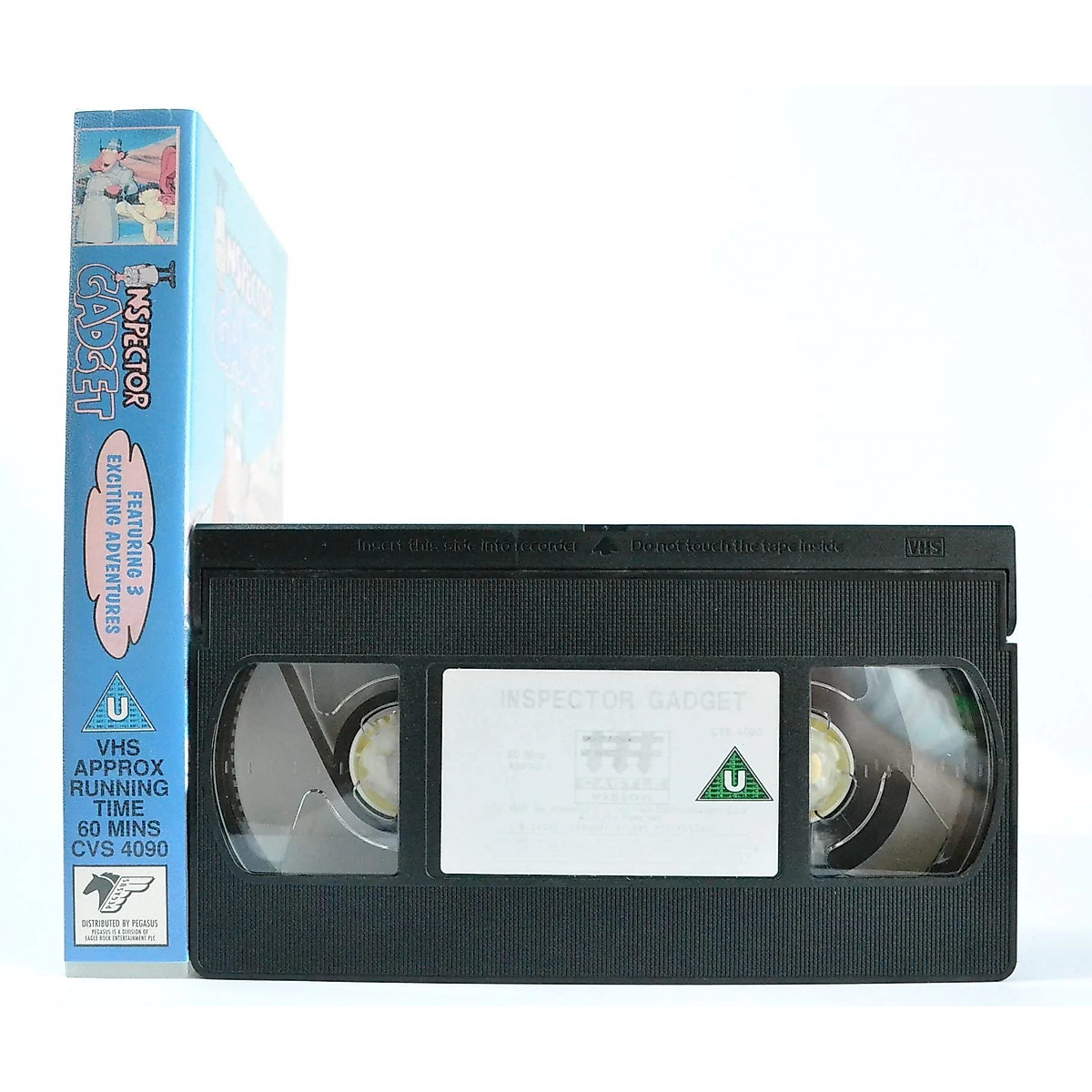 Inspector Gadget - 3 exciting adventures: Gadget's Roma, Mad in the Moon & Gadget Meets the Claw [VHS]