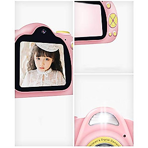 LKYBOA Children's Digital Camera Toy Cartoon Can Take 58 Million Prints for Student Day Gifts (Color : B)