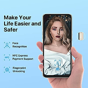 UMIDIGI Power 7 MAX Cell Phone, 6GB+128GB 10000mAh Battery Unlocked Smartphone with 6.7" Full Screen + 48MP AI Triple Camera Android Smartphone Gold