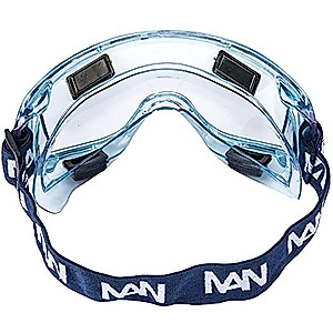 Holulo Clear Safety Goggle Splash & Impact Resistant Goggle Sand&Dust Over Glasses Eye Protector Wide-Vision Lab Safety Goggle