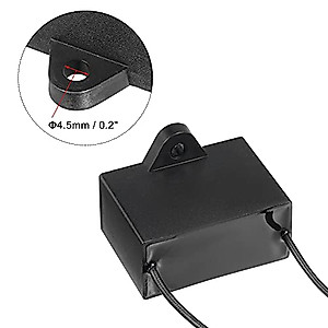 uxcell Ceiling Fan Capacitor CBB61 15uF 250V AC 2 Wires Metallized Polypropylene Film Capacitor 47x34x22mm for Electric Fan Pump Motor Generator