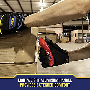 IRWIN Utility Knife, Self-Retracting for Safety (2088600), Red (Pack of 2)