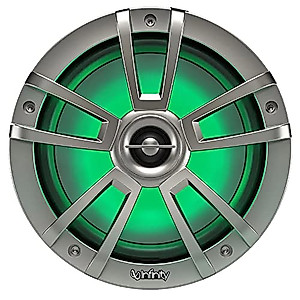 Infinity Mobile Marine Performance Series 8" 2 way speaker with RGB lighting - Titanuim