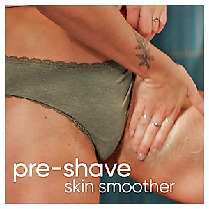 Gillette Venus Intimate Grooming Skin-Smoothing Exfoliant Preshave for Bikini Pubic Hair and Skin, 6 Oz