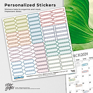 The Simple Life | 2024 12 x 24 Inch Monthly Square Wall Calendar | Sticker Sheet | StarGifts | Inspiration Photography