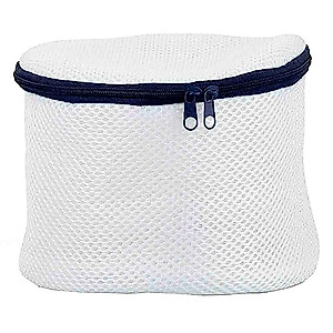 Home Basics Mesh Laundry Washer (White) Wash Bag, Large