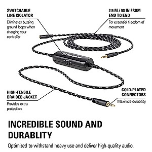 Elgato Chat Link Pro Audio Adapter for PS5, PS4, Nintendo Switch, Capture Voice Chat, Gameplay Sound, Extra Long Cable, Black