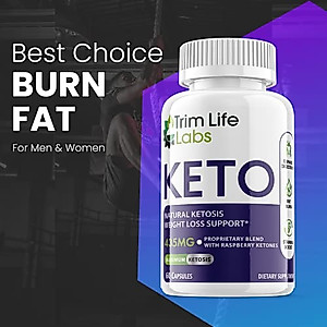 Trim Life Keto Ketosis Supplement Pills (5 Pack)