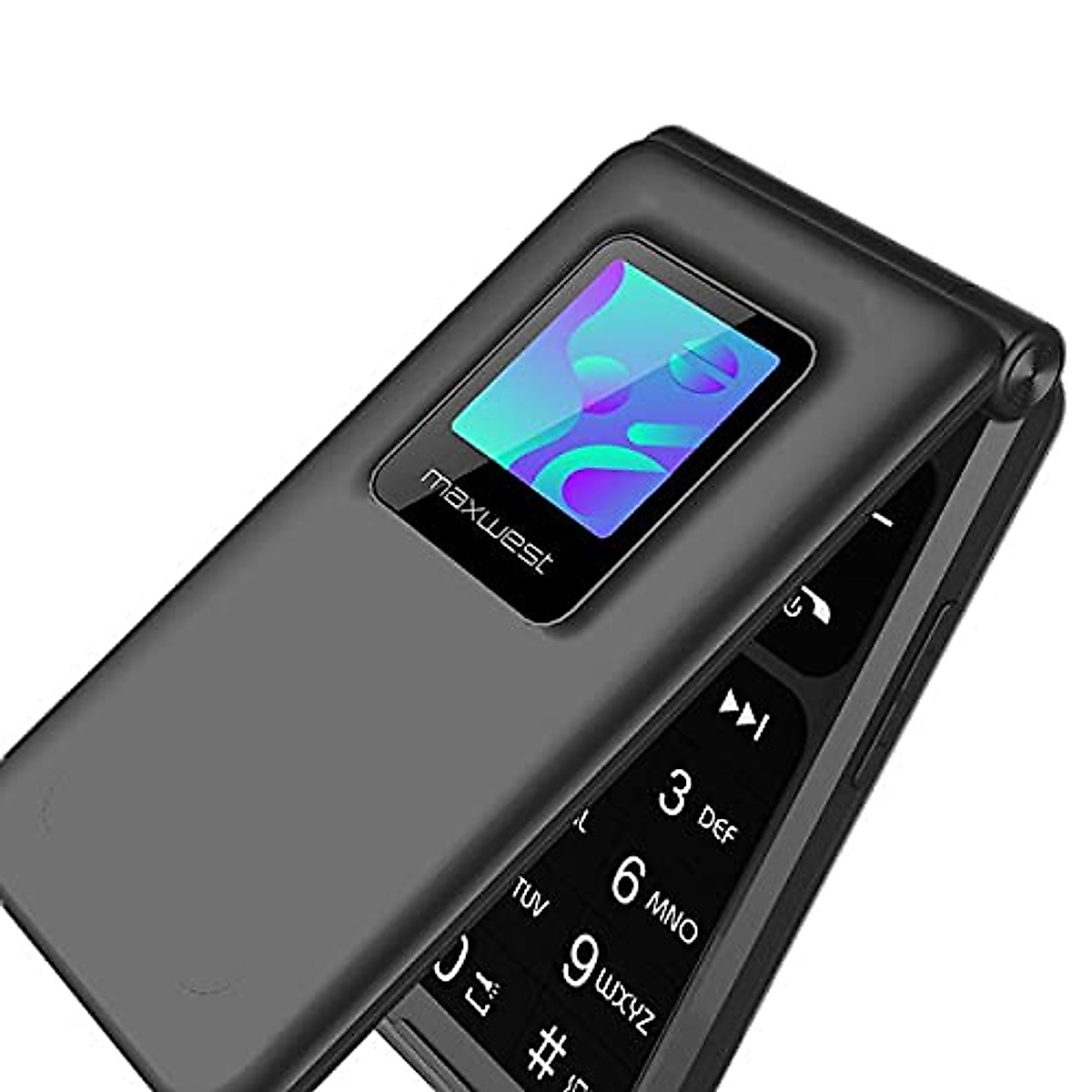 Flip Phone 4G LTE Volte Unlocked Compatible with T-Mobile Mint GSM Worldwide Maxwest Neo 4G Dual Nano Sim LTE Bluetooth (NOT VERIZON/Boost) Radio FM