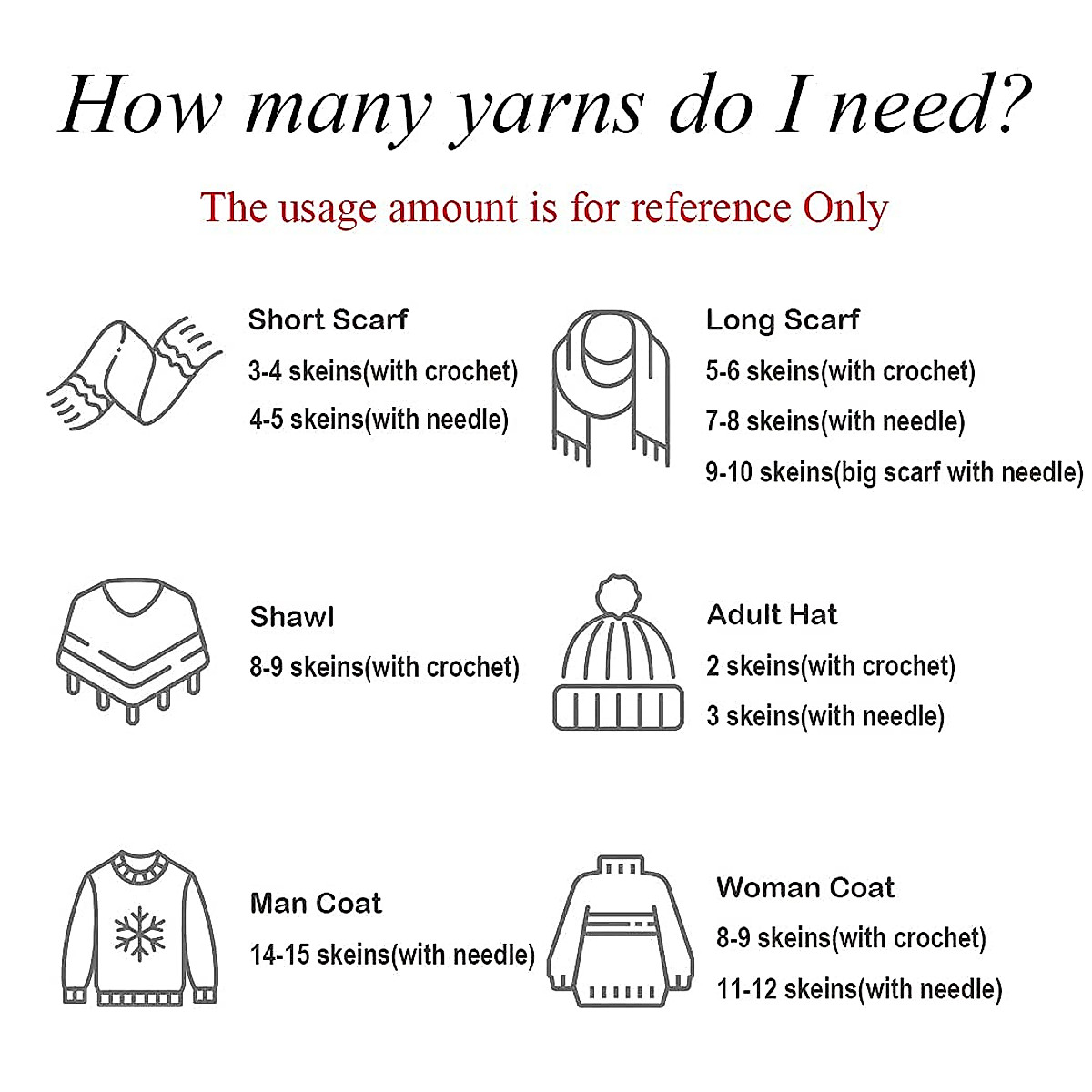 GISIMO 100% Merino Wool Yarn, 6-Ply Luxurious and Soft Yarn for Hand Knitting & Crocheting, 1.76 OZ/50g, 127 yds/116 Meters (Ivory, 1 Ball)