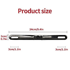 HD Backup Camera for Car, ZiyouRoad Wired Car License Plate Backup Camera, 170° Wide View Night Vision Waterproof Easy Installation HD Rear View Backup Camera for Cars, Sedans, Pickup, SUV and Trucks