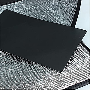 ILUFAM Thermal Food Delivery Bag Cool Bag 30L Large Cooler Bag Insulated Picnic Lunch Bag Foldable Cool Box for Camping BBQ Shopping