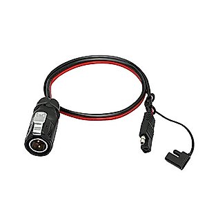 CERRXIAN 70cm 12AWG 2 Pin Male to SAE 2 Pin Quick Disconnect with Cap Power Industrial Circular Outdoor Waterproof IP67 Connector fit for Furrion,Solar Panel Suitcase,Forrest River RV Ports