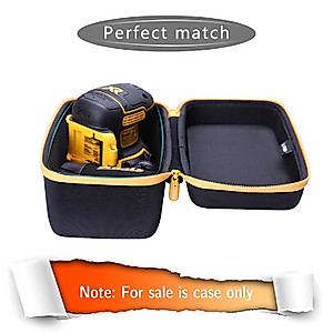 LTGEM Hard Case for DEWALT DCW210B 20V MAX Orbital Sander - Travel Protective Carrying Storage Bag