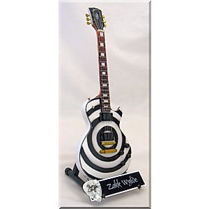 IZZI Zakk Wylde Miniature Guitar Bullseye with Guitar Pick