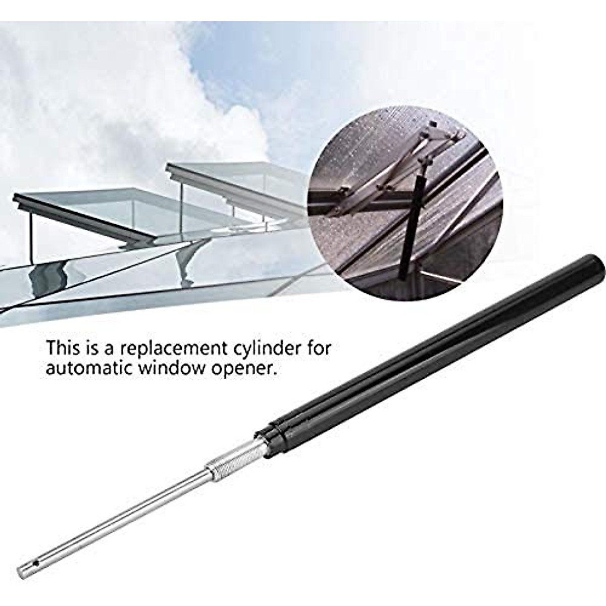 Wiwir Auto Vent Opener Solar Heat Sensitive Automatic Greenhouse Window Opener Auto Vent Kit for Garden Greenhouses Roof Ventilation Lifts 30 Lbs(Double Spring Vent Opener)