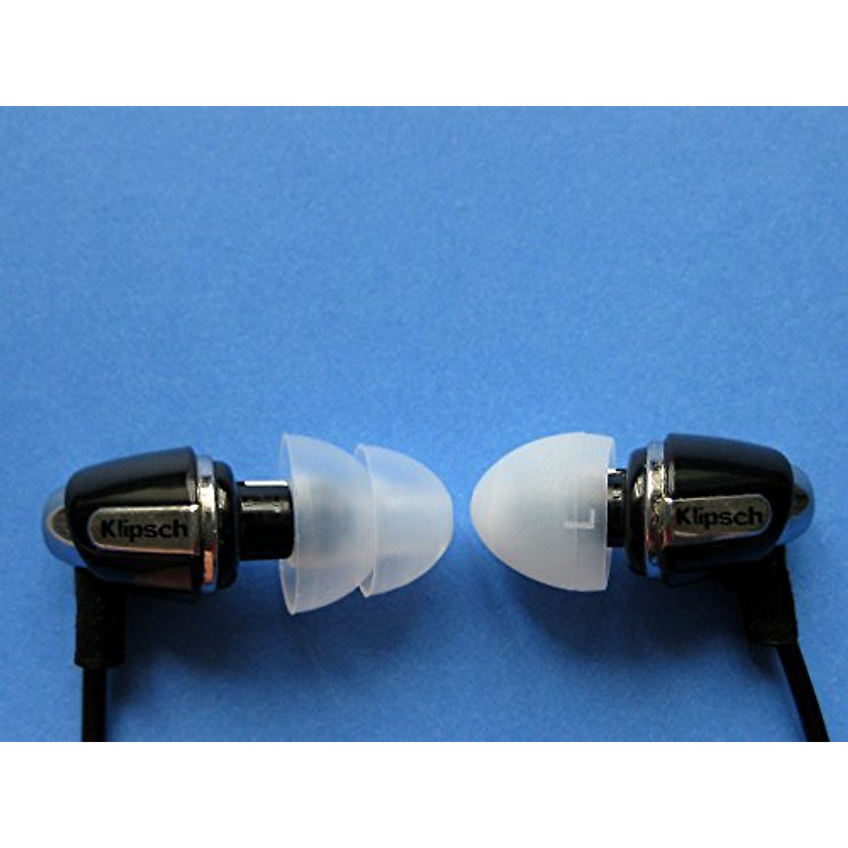 Comfortable (CL) Oval Fit Set Compatible with Klipsch In Ear Earphones - Replacement Ear Adapters Eartips Earbuds Eargels