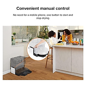 BebeXi Empty Wash Fill Dock Smart Dryer Module Cleaner Accessory Part Mop Drying .Compatible for Roborock. S7 MaxV Ultra App Control (Color : Dry Kit-US Adapter)
