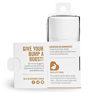 Munchkin® Milkmakers® Twist-Stick Belly Balm All Natural and Moisturizing for Pregnancy Skincare