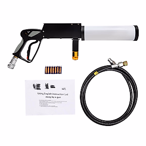 TFCFL CO2 Fog Machine Handheld CO2 Jet Machine CO2 Fog Gun LED RGB Mixed CO2 Spray Cannon DJ Effects Smoke Machine for Concert Party Bar Club