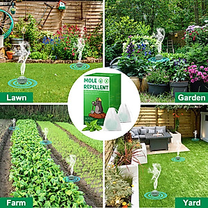 36 Pack Mole Repellent - Groundhog Repellent, Gopher Repellent, Vole Repellent, Rodent Repellent for Outdoor Garden Lawn Yard, Get Rid of Mole, Mole Deterrent, Safe for Plant & Pets