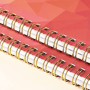 Monthly Planner 2023-2025 - Jul. 2023- Jun. 2025, 2023-2025 Monthly Planner, 9" x 11", 2-Year Monthly Planner with Tabs + PocketThick Paper + Twin-Wire Binding - Dazzle Color Graphics