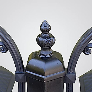 Enlylyog Fashion Simple Modern European Garden Landscape Lamp, Outdoor High Pole Street Lamp, Home Villa Garden Lawn Lamp,Hotel Outdoor Garden Lamp