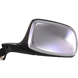Kool-Vue Mirror Set Compatible with 1992-1996 Ford F-150, Fits 1992-1997 F-250, Fits 1992-1997 F-350, Fits 1992-1996 Bronco, Driver and Passenger Side Manual Folding, Chrome, Power Glass, Paddle Style
