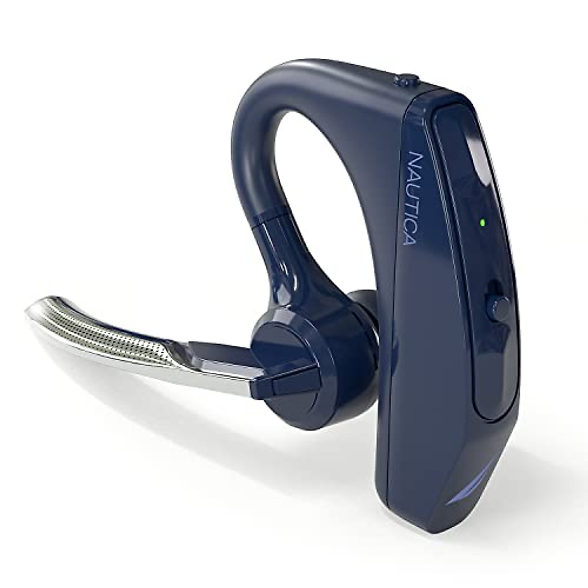 Nautica T80 Single Ear Bluetooth Headset, Office Bluetooth Headset, Wireless Earpiece for Cell Phone, Hands-Free Earphone with Microphone to Call On-The-Go, Compatible with iPhone & Android Phones