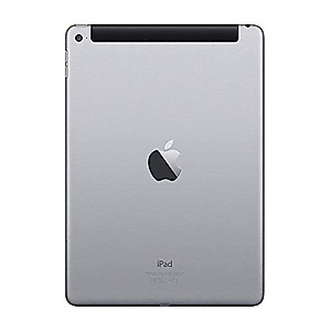 Apple iPad Air 2 128GB Factory Unlocked (Wi-Fi + Cellular 4G LTE, Space Gray) Newest Version (Renewed)