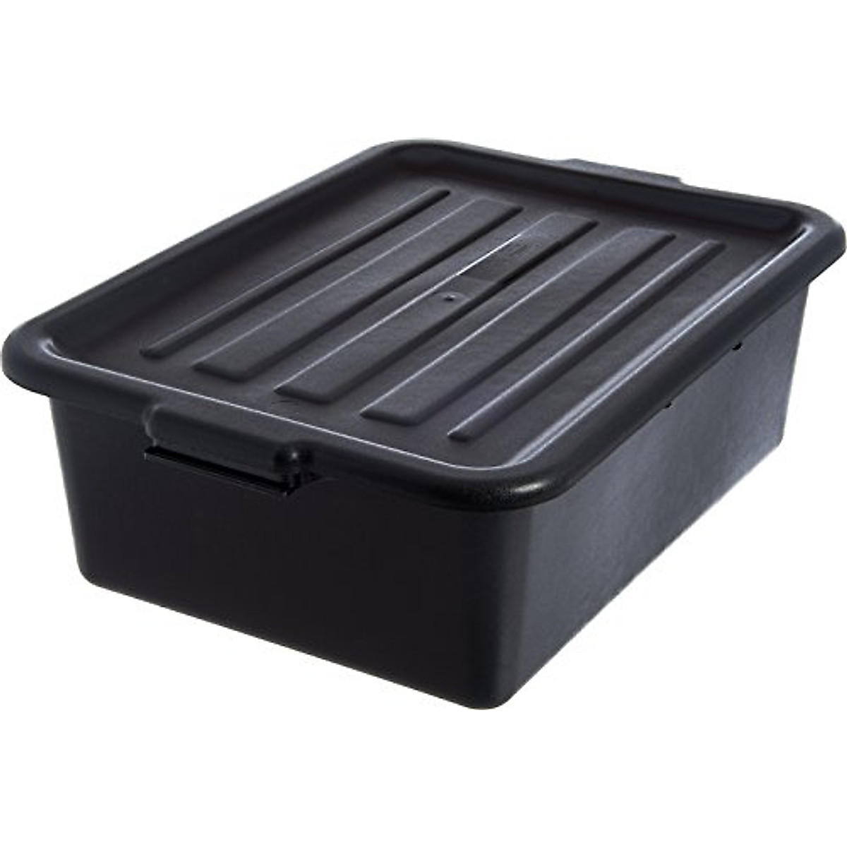 Carlisle FoodService Products N4401203 Comfort Curve™ Ergonomic Wash Basin Tote Box Lid, Universal, Black