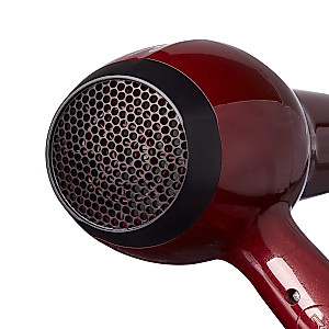 RED PRO 3200 Turbo Pro Detangler AC Hair Dryer, 3 Heat/2 Speed Settings, Cool Shot Button, Powerful Airflow, 3 Additional Styling Attachments with Detangling Pik