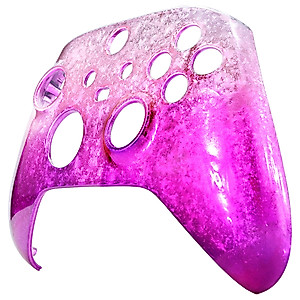eXtremeRate Custom Shell for Xbox Core Wireless Controller - Revamp Your Gaming Gear - Ice Flake Magenta Replacement Acessories Cover Faceplate for Xbox Series X & S Control [Controller NOT Included]