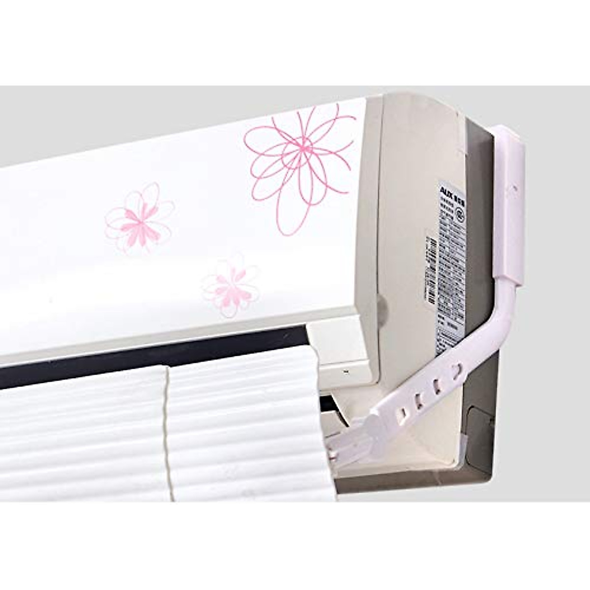 Adjustable Foldable Air Conditioner Deflector Confinement Air Deflector Outlet Air Wing Air Cooled Baffle Wind Direction Telescopic Windshield for Home