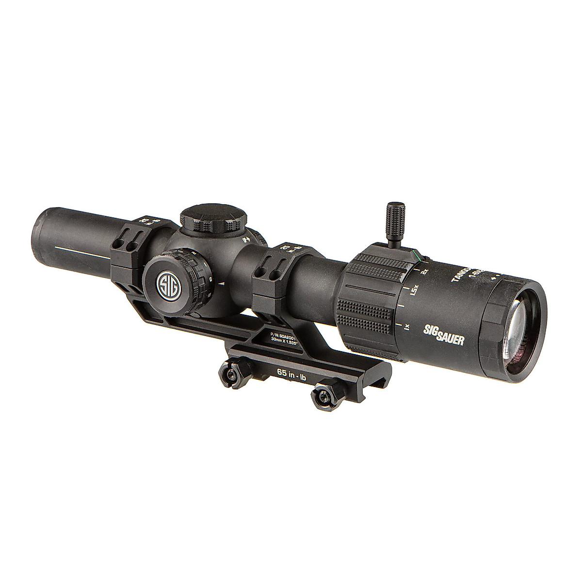 Sig Sauer Tango-MSR 1-6x24mm Riflescope; MSR-BDC6 Reticle with Alpha-MSR Cantilever Mount